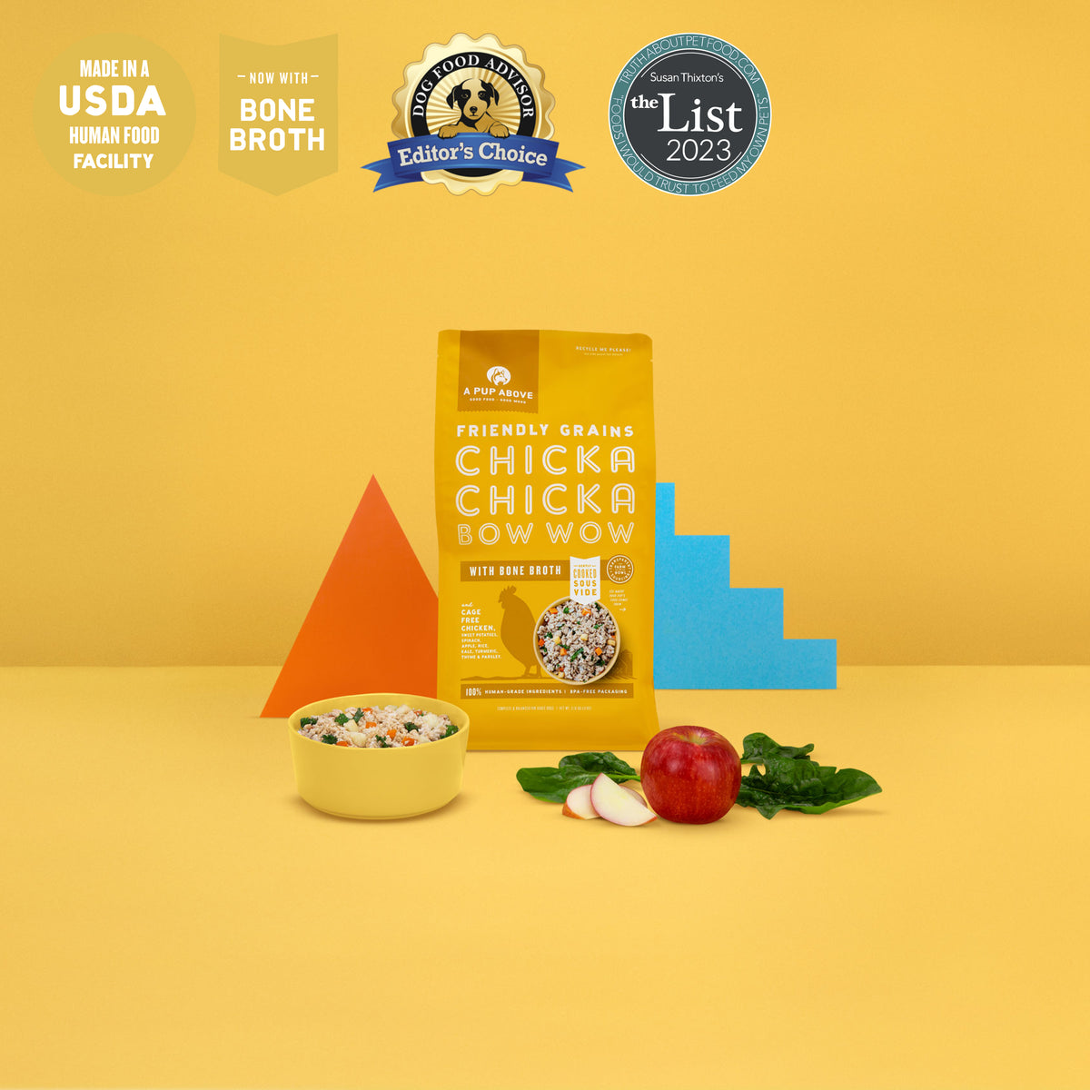 Chicka Chicka Bow Wow | Fresh, Real Chicken Dog Food | A Pup Above